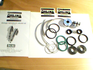1978-1982 Genuine Ohlins Shock Rebuild Seal Kit